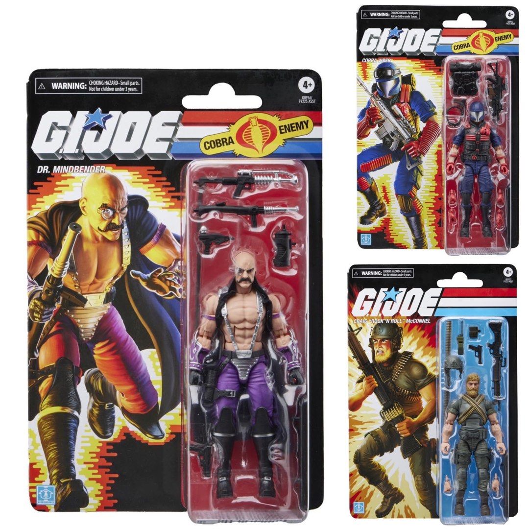 [PO] Hasbro GI G.I. Joe Classified Series Dr Mindbender, Rock n Roll ...