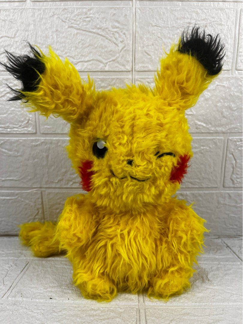 Pocket Monster Pokemon Pikachu Furry Yellow Plush/Stufftoy, Hobbies ...