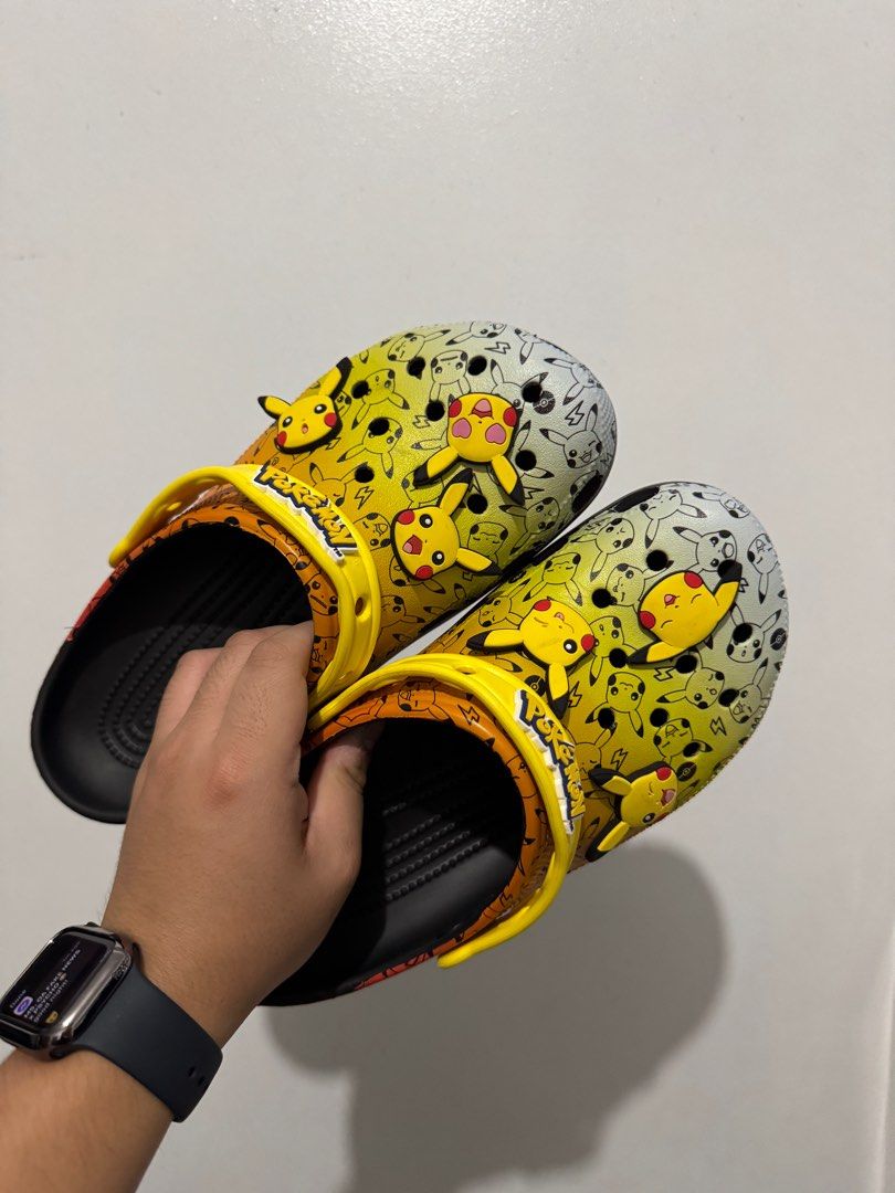 Pokemon Classic Crocs - Pikachu M7W9, Men's Fashion, Footwear, Sneakers ...