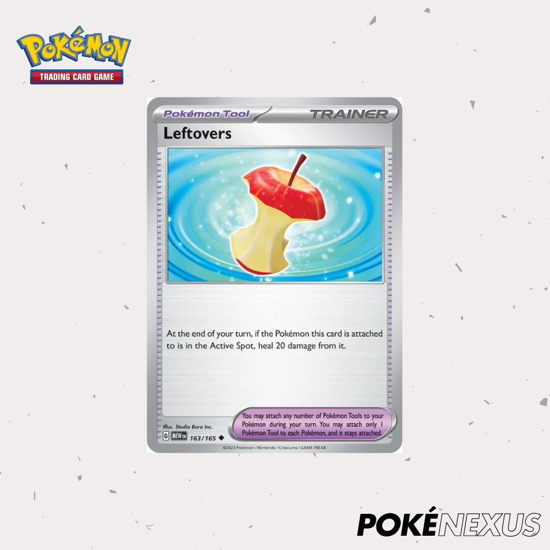 Pokemon Scarlet & Violet 151 - Leftovers - 163/165 - Uncommon, Hobbies ...