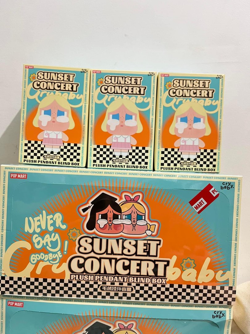 Popmart Crybaby Sunset Concert (Unopened), Hobbies & Toys, Toys & Games ...