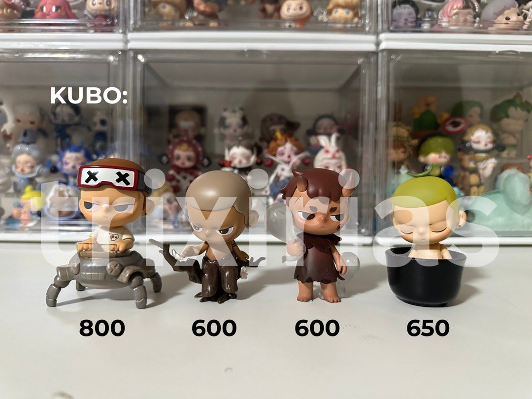 popmart dimoo labubu crybaby pucky kubo skullpanda molly, Hobbies ...