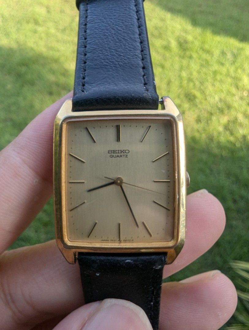 Seiko Tank Vintage Quartz Men, Men's Fashion, Watches & Accessories ...