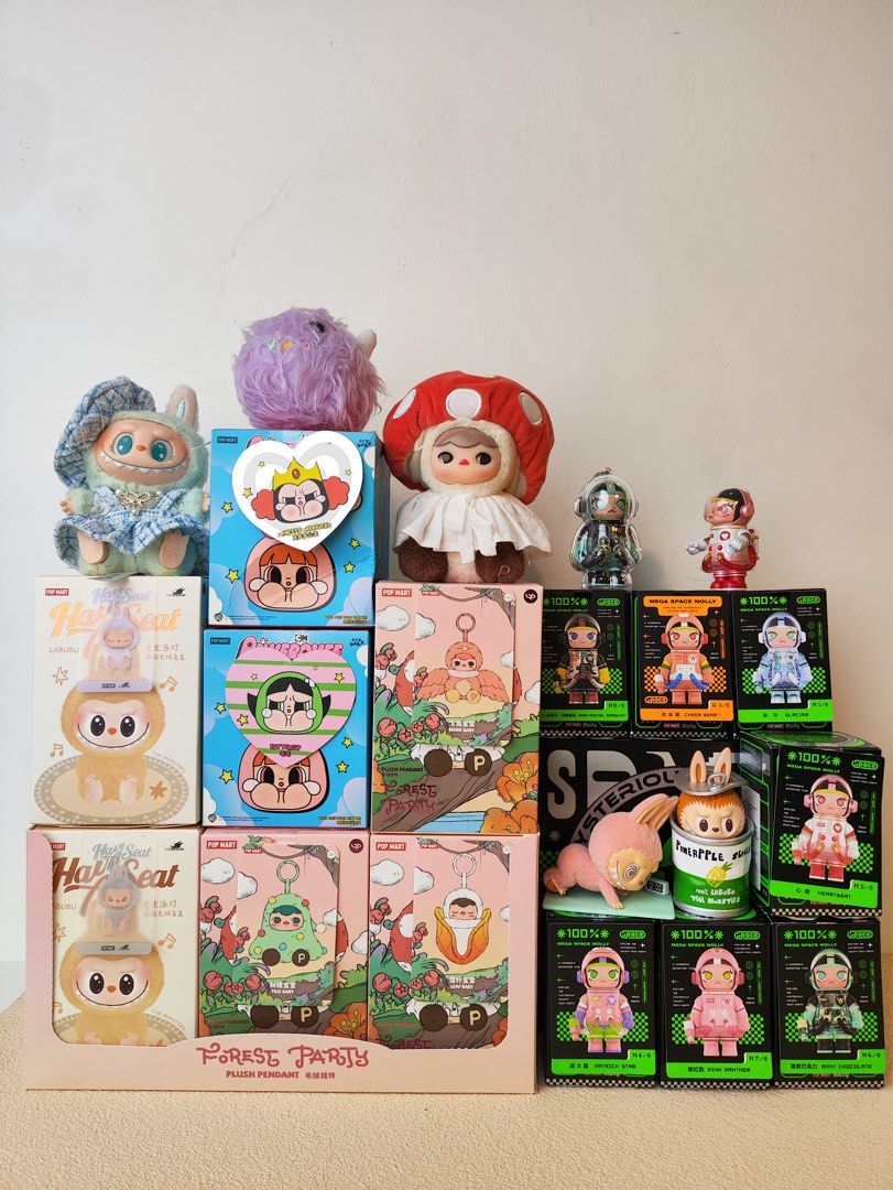 [SELECTED] POPMART Pucky Forest Party Blind Box Plush Pendant, Toys ...