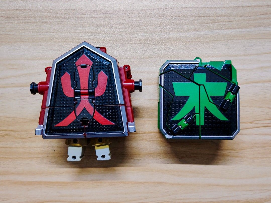 [Shinkenger] DX Shishi Origami and DX Kuma Origami, Hobbies & Toys ...