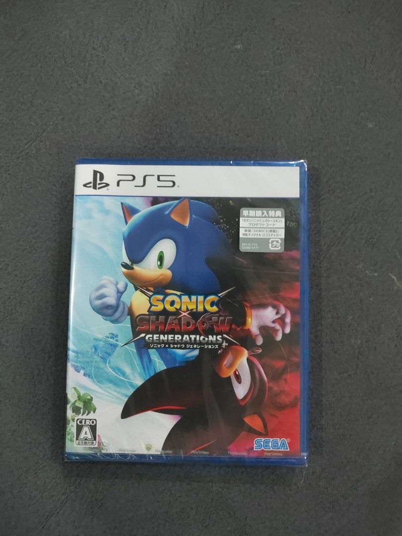 Sonic X Shadow Generations (Japanese preorder edition), Video Gaming ...