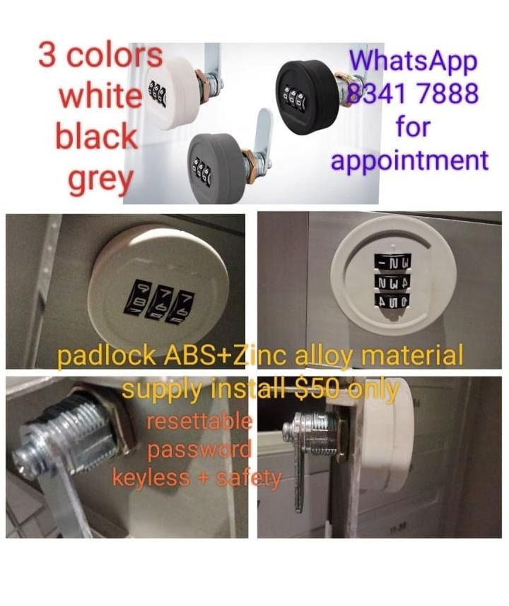 supply install all hdb condo letter box lock combation passcode digital ...