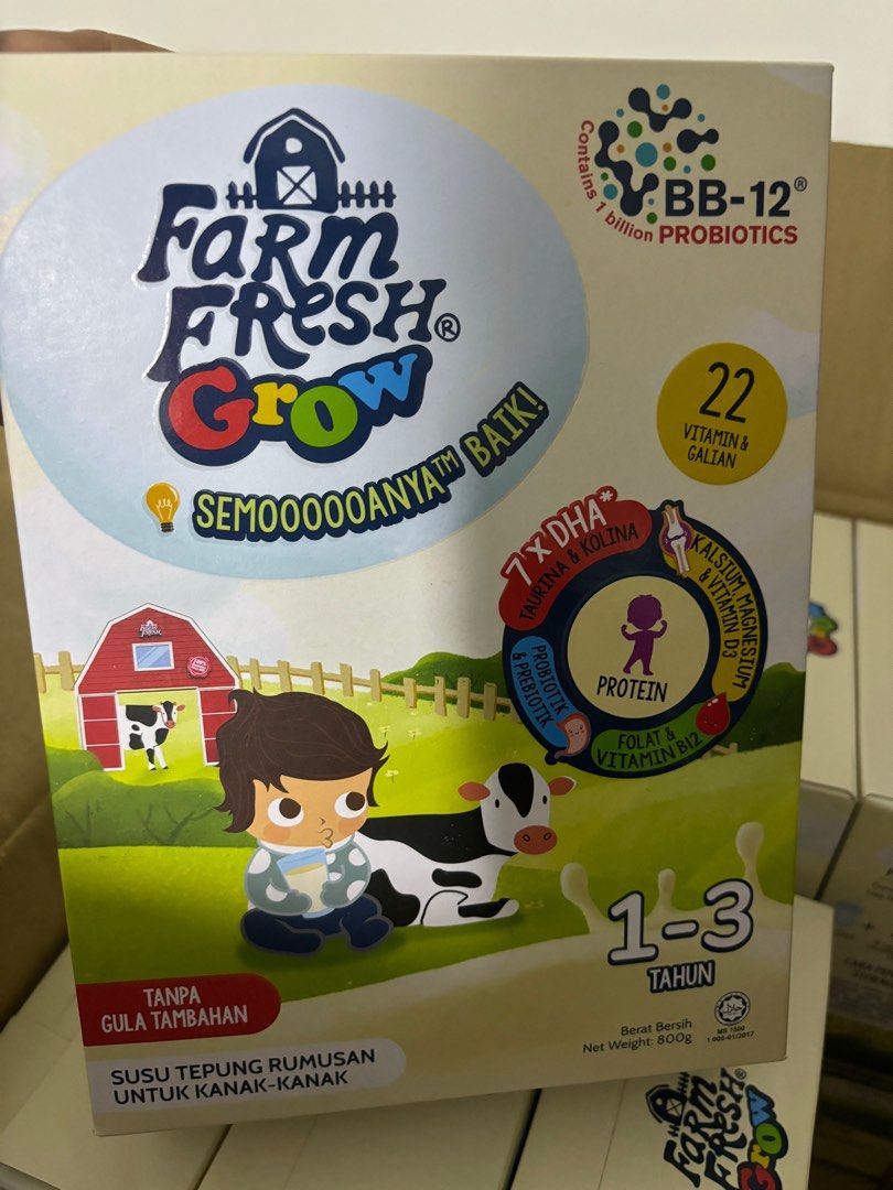 Susu formula farm fresh 1-3, Babies & Kids, Nursing & Feeding ...