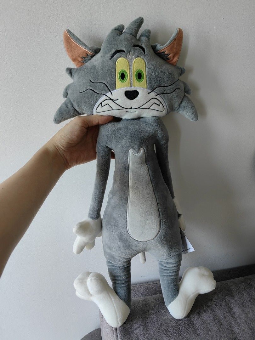 Tom and Jerry Tom Cat Flat Plush Pillow Toy, Hobbies & Toys, Toys ...