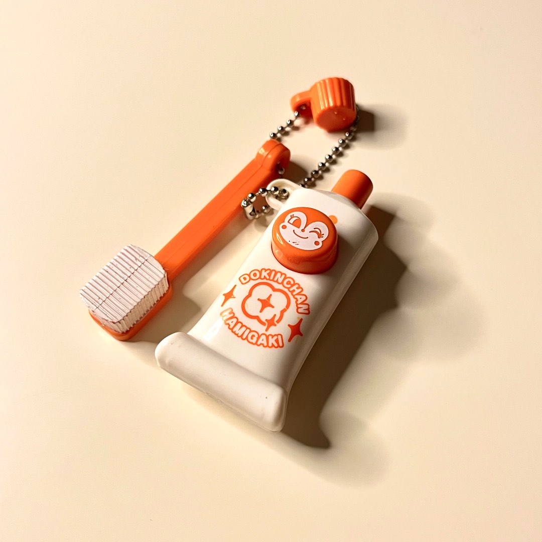 gacha toothpaste & toothbrush keychain anik anik aniks abubot sabit sabit phone charm bag wallet ...
