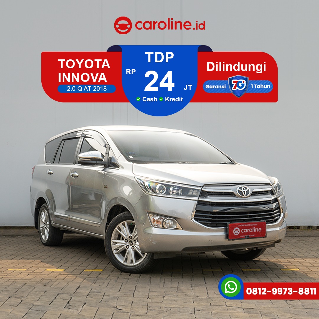 Toyota Innova 2.0 Q AT 2018 Mobil Bekas TDP Ceper, Mobil & Motor, Mobil ...