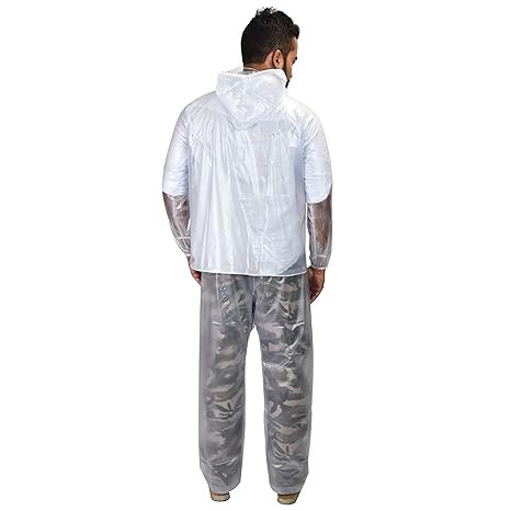 Transparent rain coat suit, Men's Fashion, Coats, Jackets and Outerwear ...