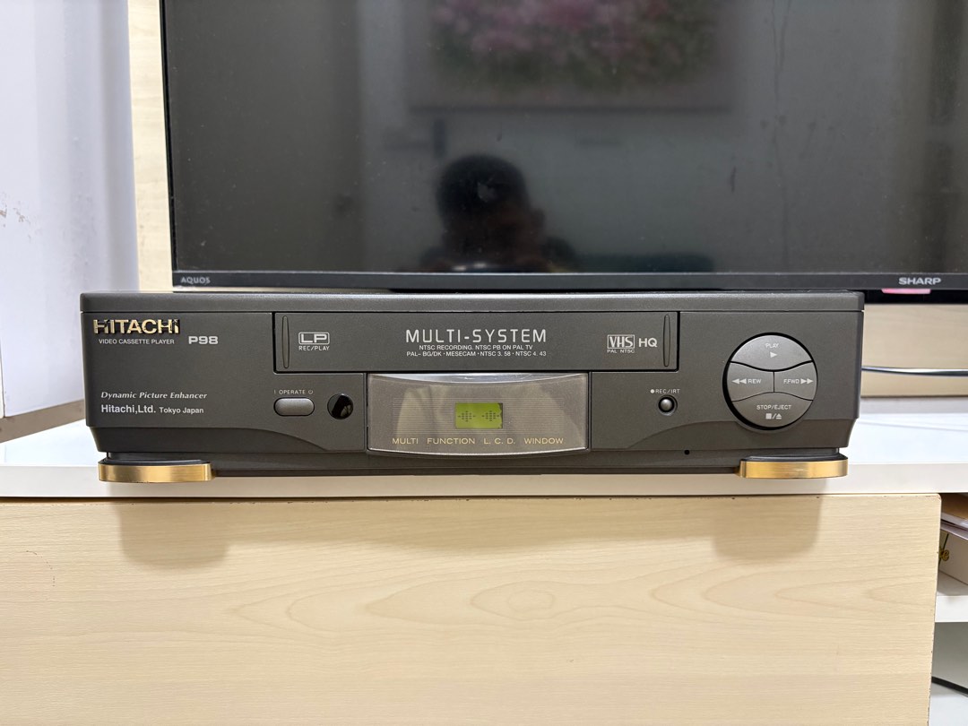 Used Hitachi VHS Player (Still Working), TV & Home Appliances, TV ...