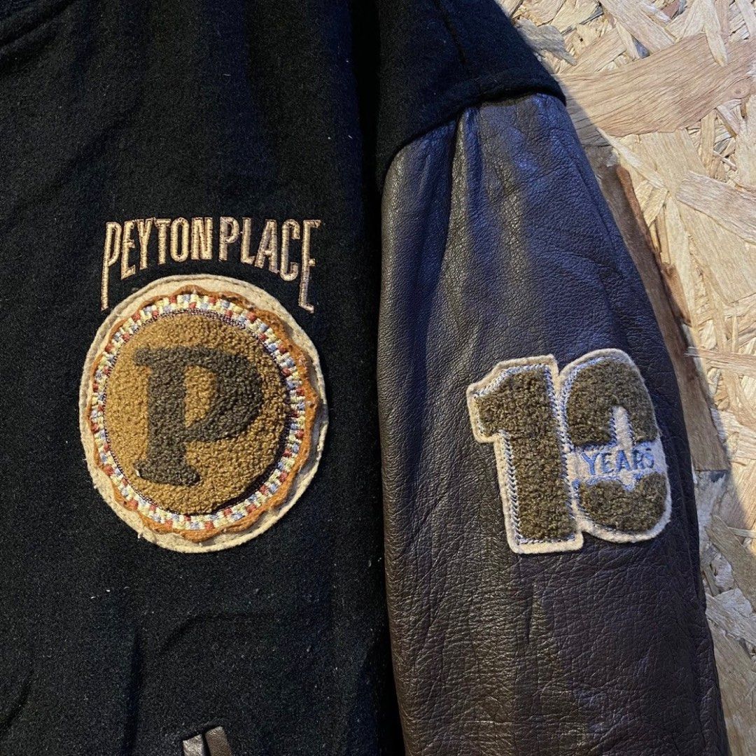 Vintage PPFM Peyton Place For Men Button Varsity Jacket, Men's Fashion ...