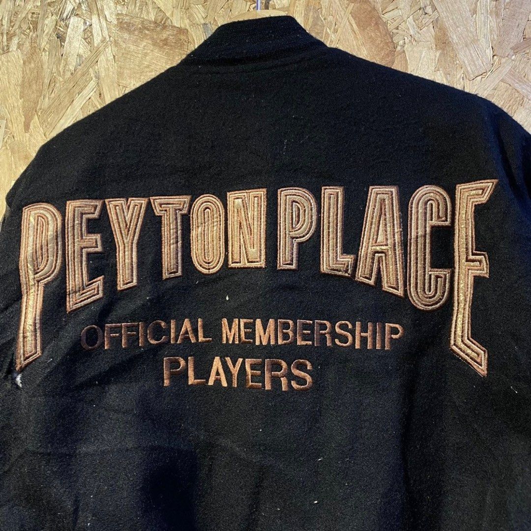Vintage PPFM Peyton Place For Men Button Varsity Jacket, Men's Fashion ...