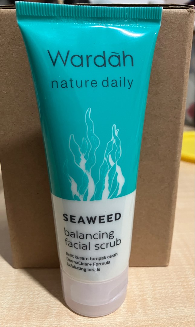 Wardah facial scrub, Beauty & Personal Care, Face, Face Care on Carousell