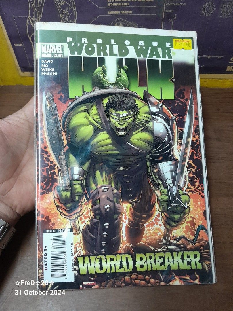 World War Hulk No.1 Marvel Comics, Hobbies & Toys, Books & Magazines ...