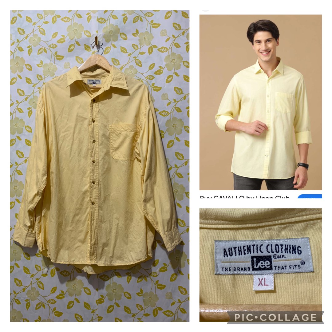 (XL) Lee men's long sleeve, Men's Fashion, Tops & Sets, Tshirts & Polo Shirts on Carousell