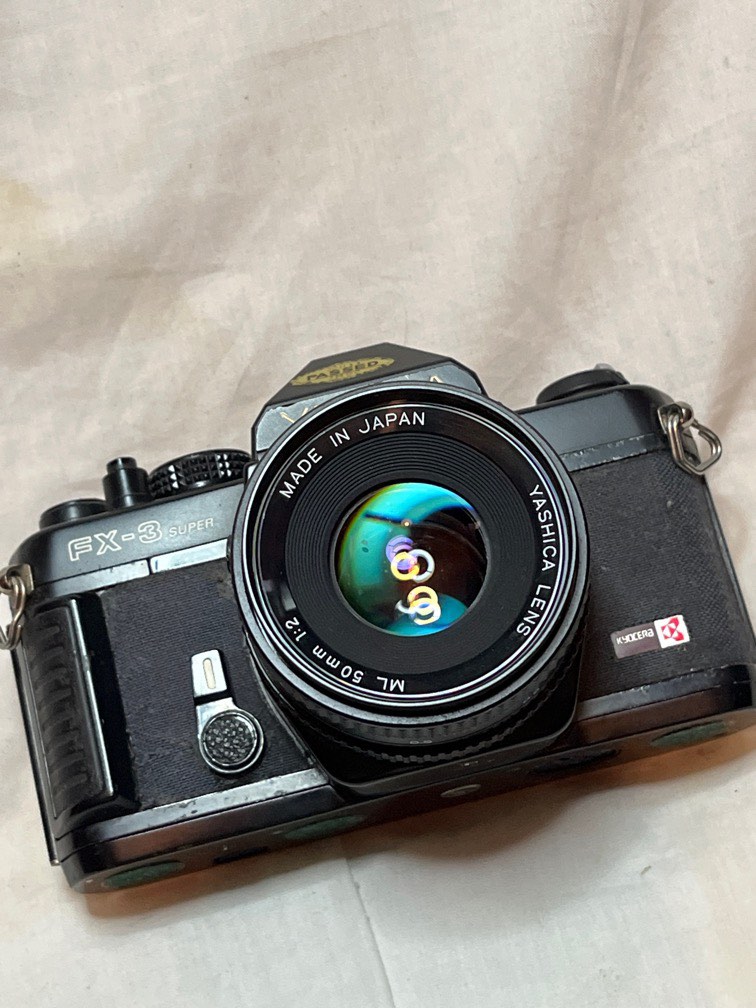 YASHICA FX SUPER & Lens, Photography, Cameras on Carousell