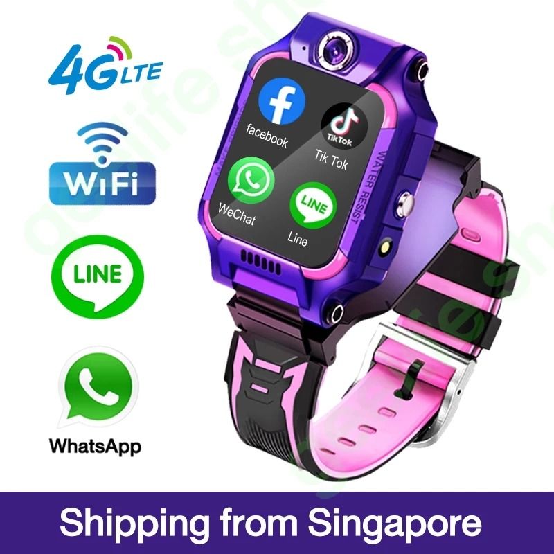 4G Smart Kids Watch WIFI SIM Watch 2024 New Kids Smart Watch Phone 4G ...