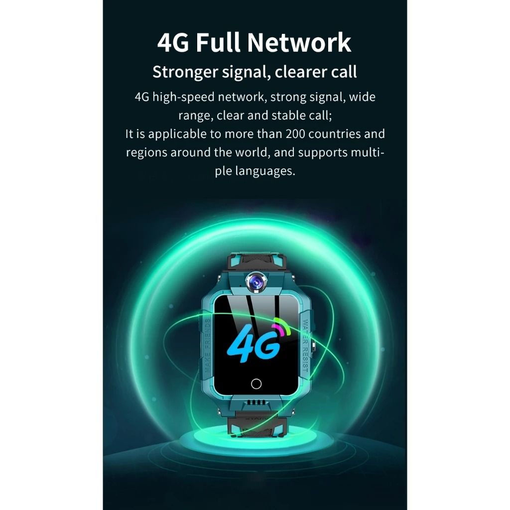 4G Smart Kids Watch WIFI SIM Watch 2024 New Kids Smart Watch Phone 4G ...