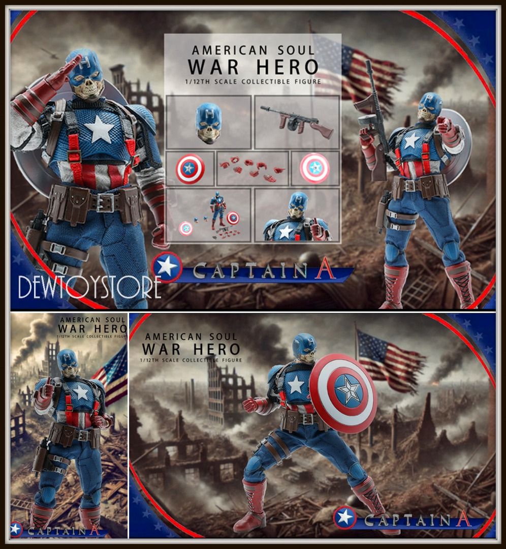 ⭐️ [𝗣𝗿𝗲-𝗼𝗿𝗱𝗲𝗿] Joy Man Toys JMToys 1/12 Scale Action Figure - JM009 JM ...