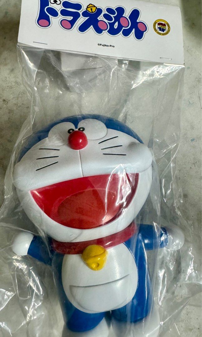 全新未開 Medicom Toy 多啦A夢 叮噹 Doraemon Sofubi Sofvi vinyl 搪膠 大膠 ソフビ, 興趣及遊戲, 玩具 & 遊戲類 - Carousell