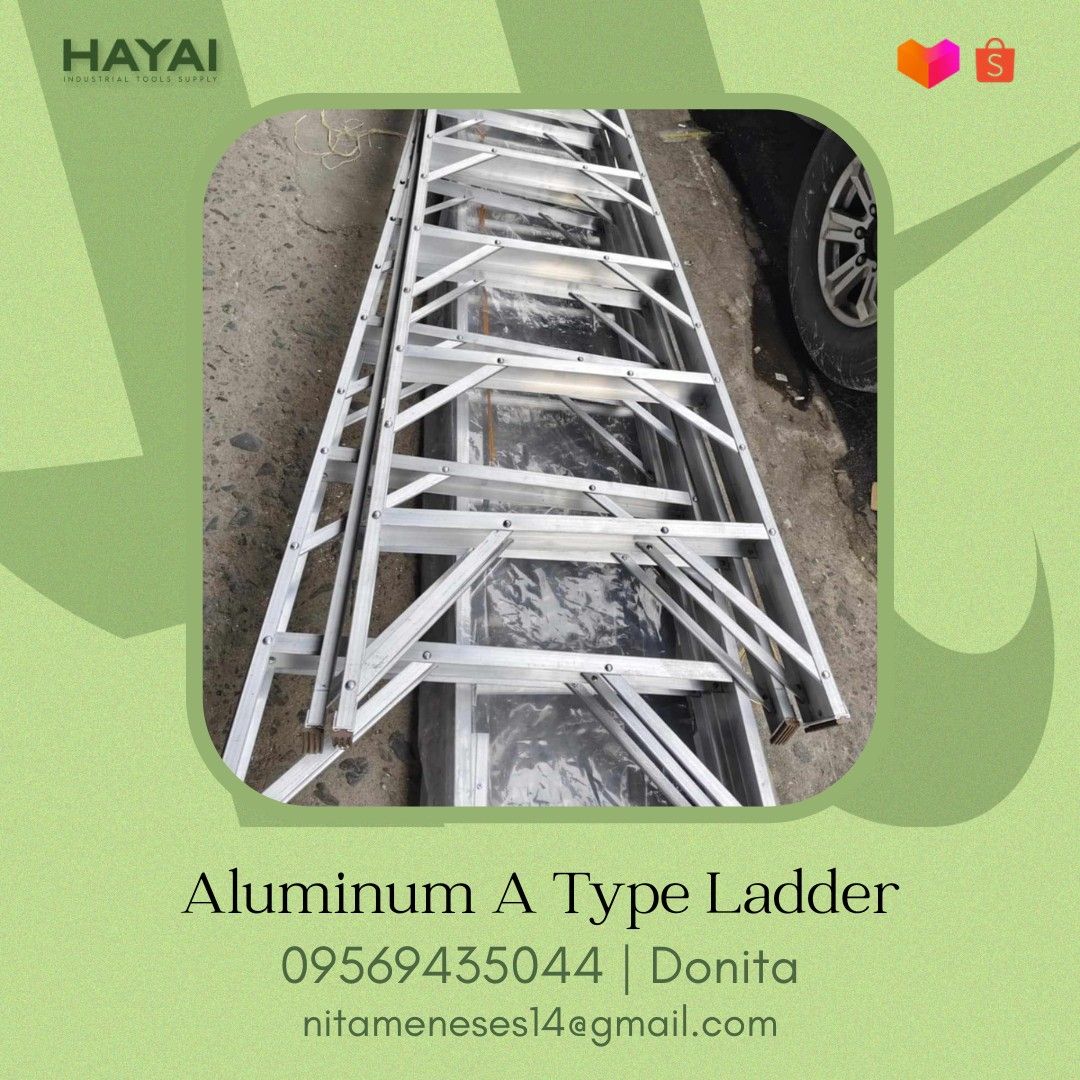 Aluminum A Type Ladder, Commercial & Industrial, Construction Tools ...