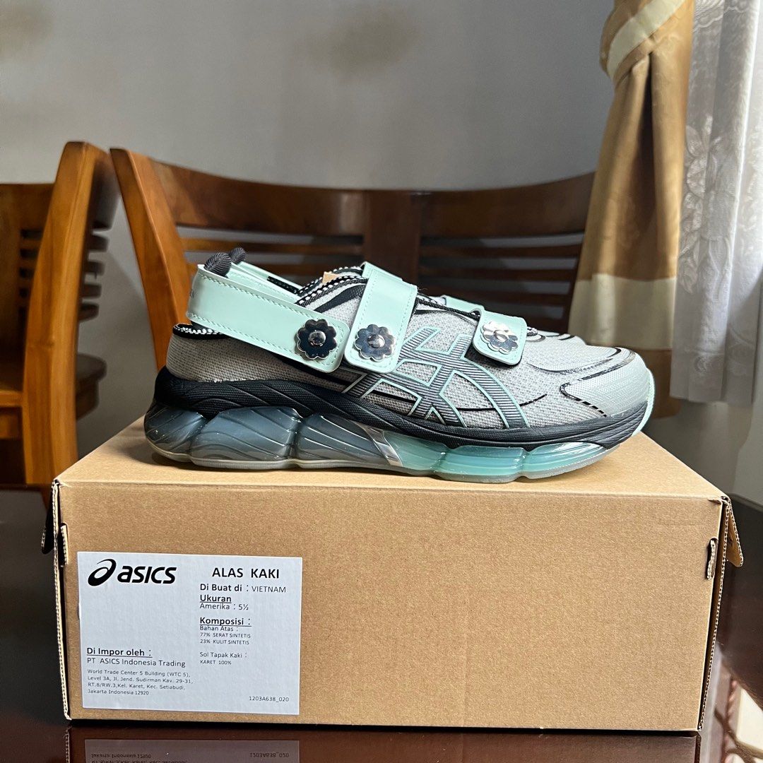 ASICS CECILIE BAHNSEN X GEL-QUANTUM 360 VII SILVER CLEARLY AQUA, Fesyen ...