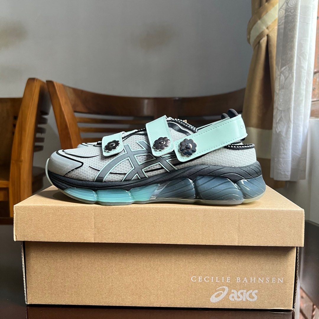 ASICS CECILIE BAHNSEN X GEL-QUANTUM 360 VII SILVER CLEARLY AQUA, Fesyen ...