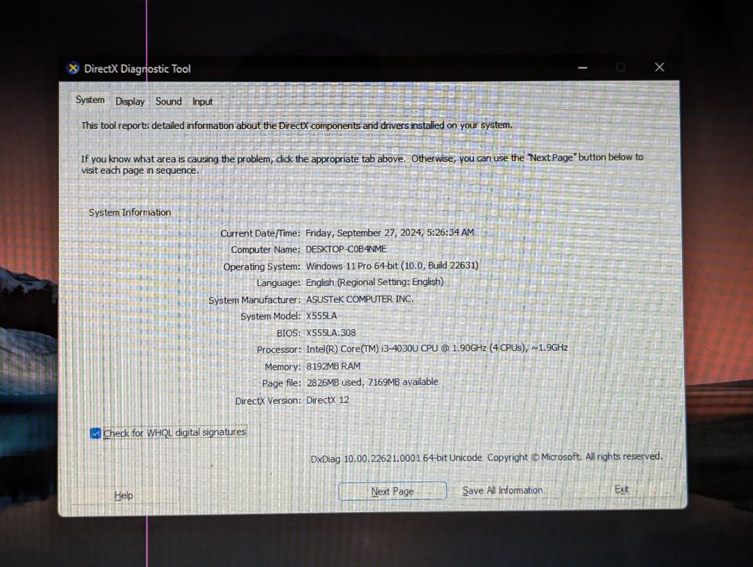 Asus x555LA Core i3 8gig RAM 1TB HDD 15.6inch READY to USE, Computers ...