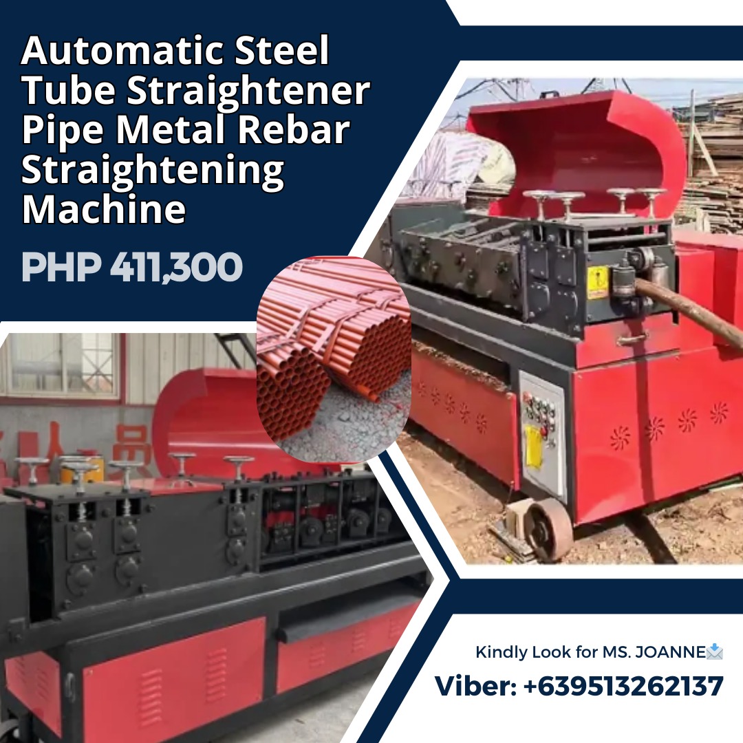 Automatic Steel Tube Straightener Pipe Metal Rebar Straightening ...