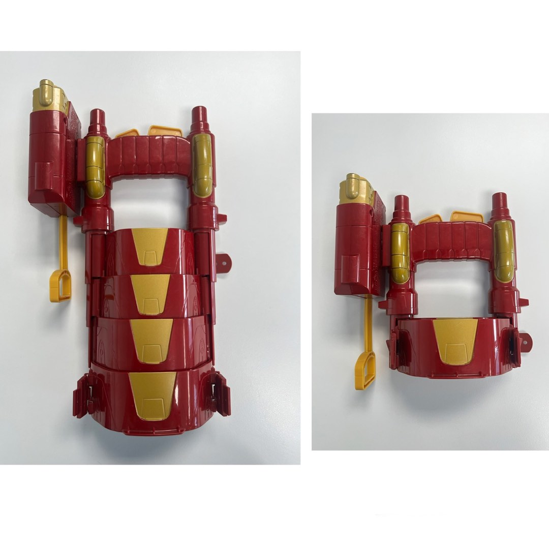 Avengers IRON MAN Slide Extender Arm-Blaster Armor, NERF Gun by Hasbro ...