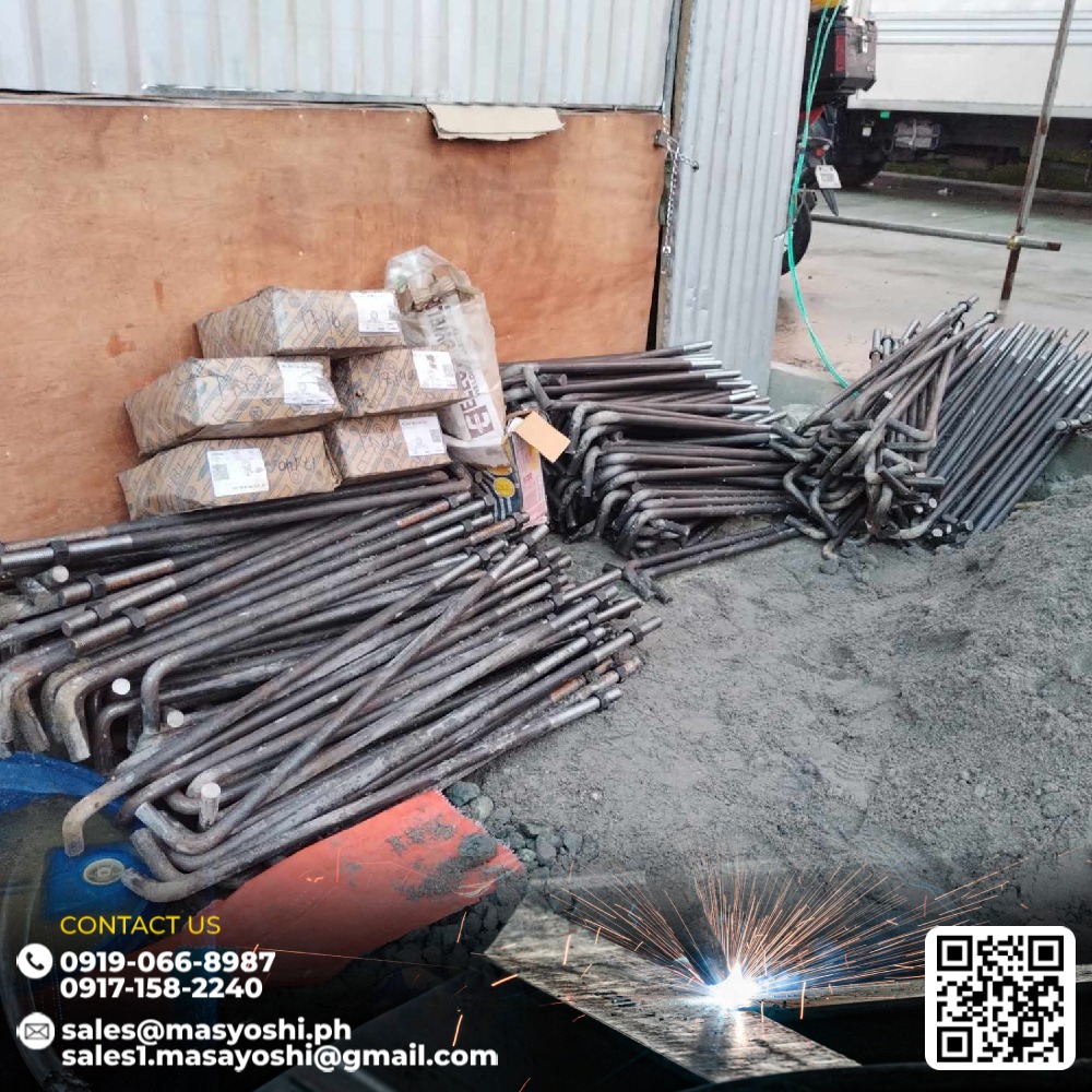 Base Plate | Anchor Bolt | Cut Size MS Plate | Tubular | HSS | 16mm ...