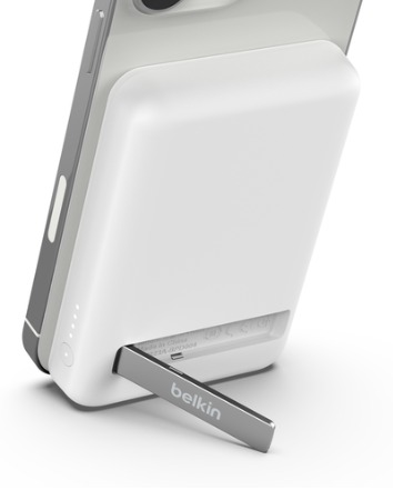 BELKIN BPD004BT MAGSAFE BOOST CHARGE 磁力無線行動充電器 5K+ 支架 , 手提電話, 電話及其他裝置配件 ...