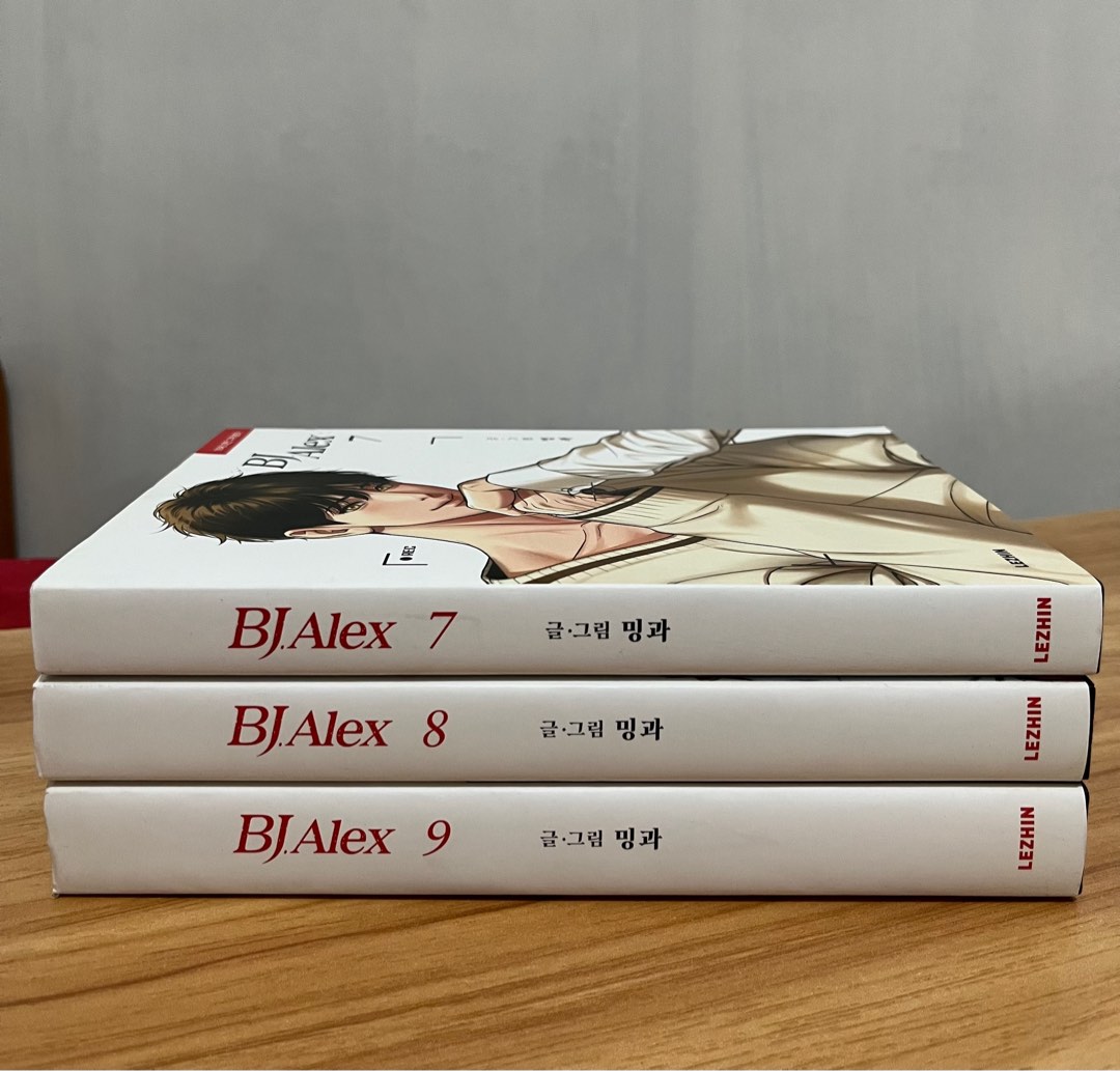 BL Boys' Love BJ Alex Korean Manhwa Volume 7-9 Set, Hobbies & Toys ...