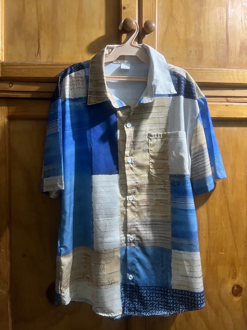 Bohemian Button-down Shirt, Men's Fashion, Tops & Sets, Tshirts & Polo ...