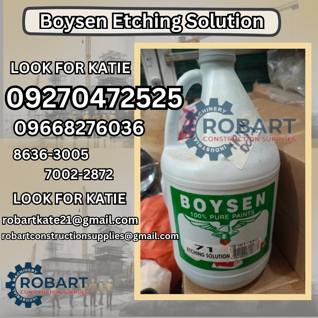 Boysen Etching Solution B-71, Commercial & Industrial, Construction ...