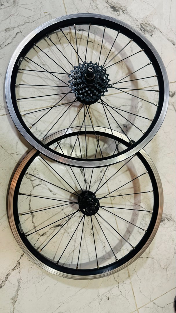 Brompton P-Line Wheelset, Sports Equipment, Bicycles & Parts, Bicycles ...