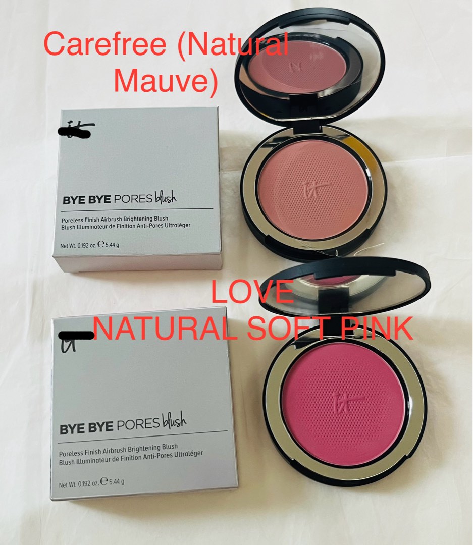 BYE BYE PORES BLUSHPORELESS FINISH AIRBRUSH BRIGHTENING BLUSH, Beauty ...