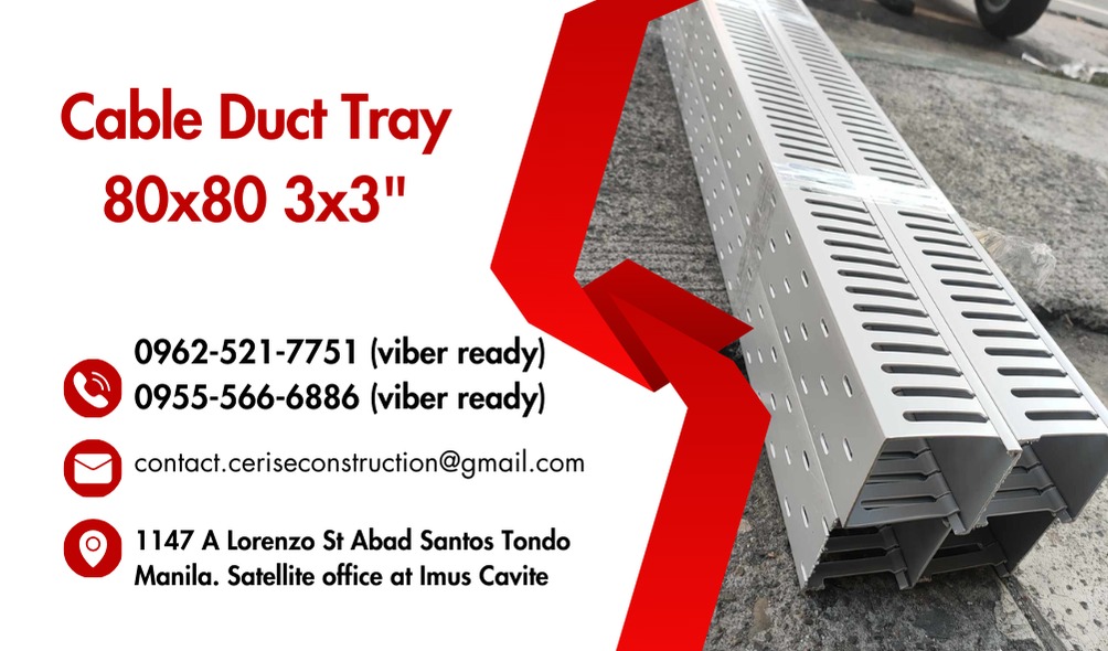Cable Duct Tray, Commercial & Industrial, Construction Tools ...