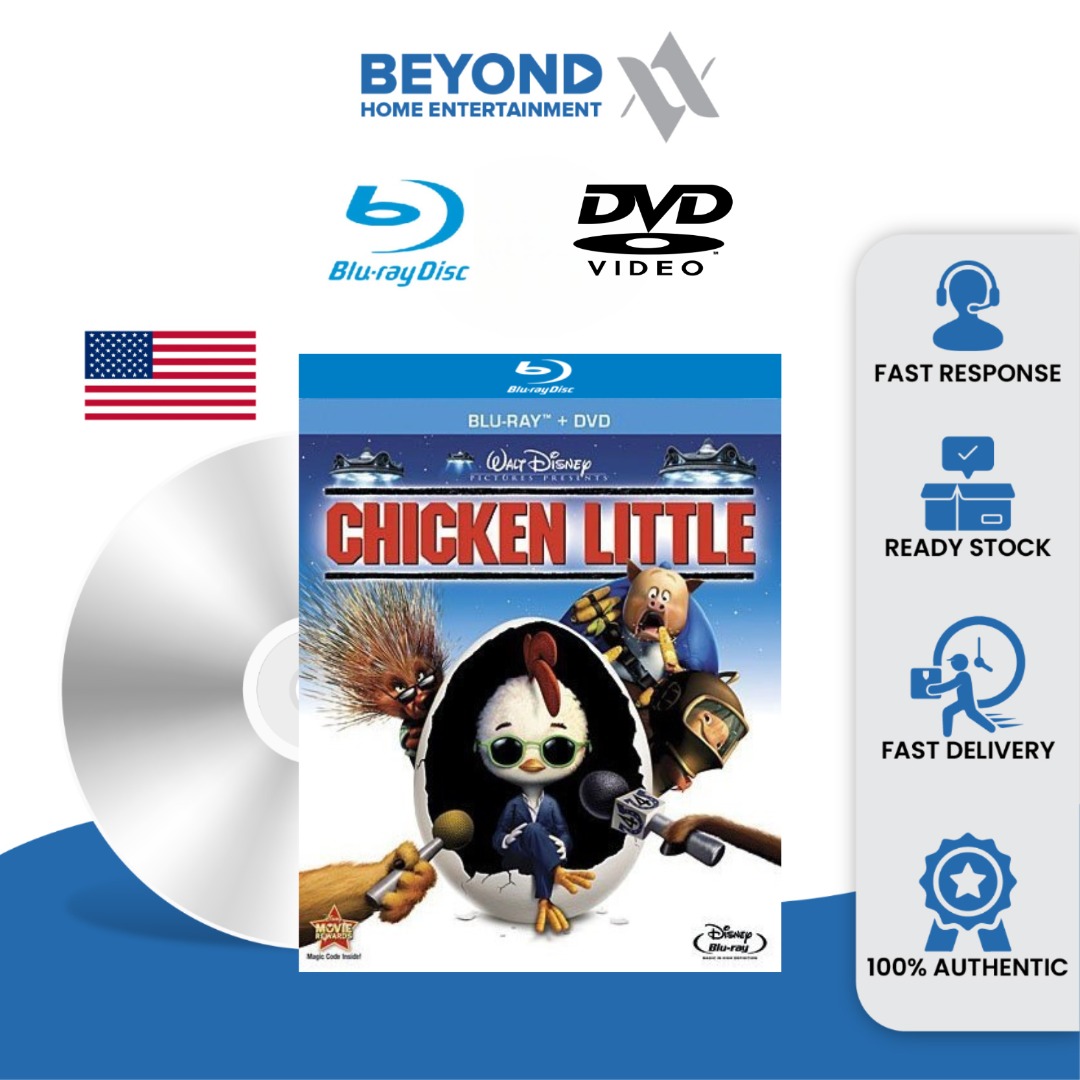 Chicken Little [Bluray + DVD], Hobbies & Toys, Music & Media, CDs ...