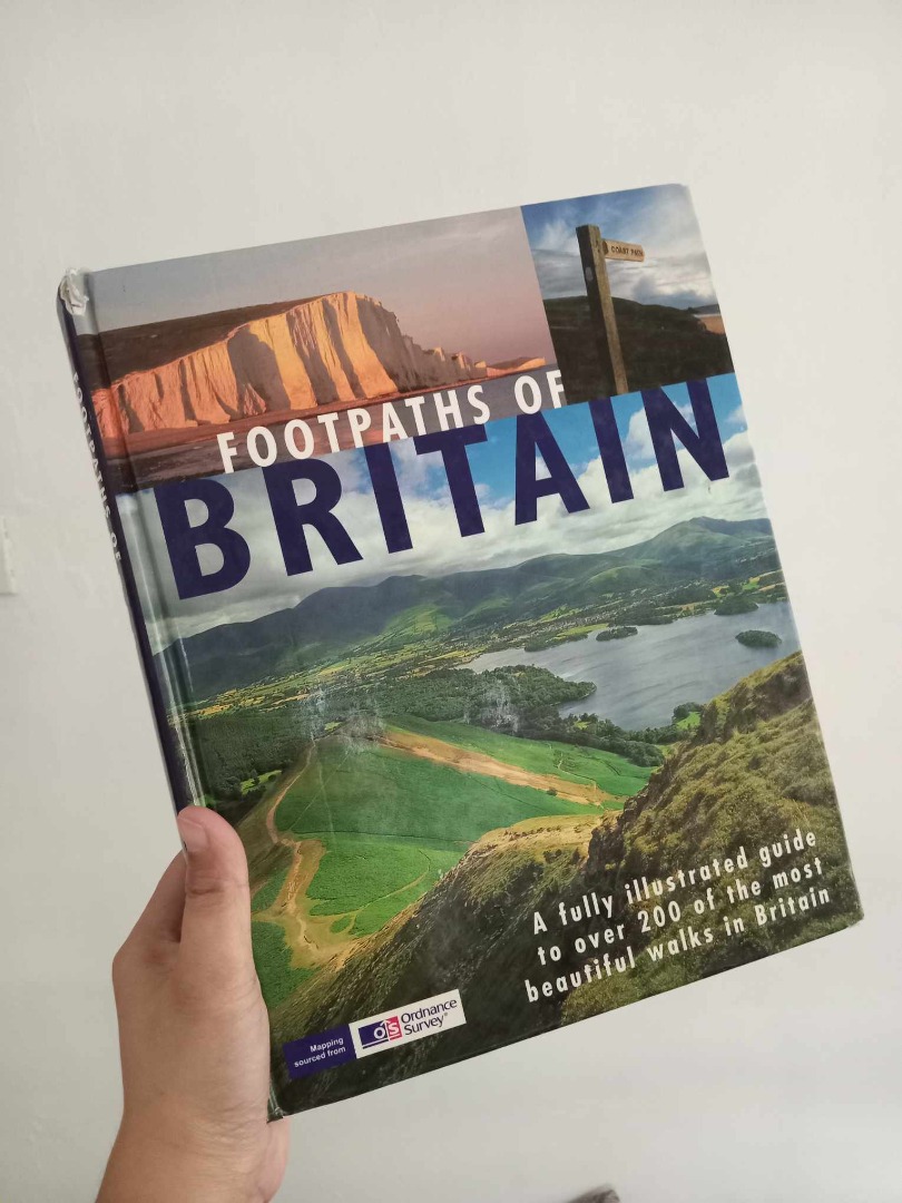 Coffee Table Book: Footpaths of Britain preloved, Hobbies & Toys, Books ...