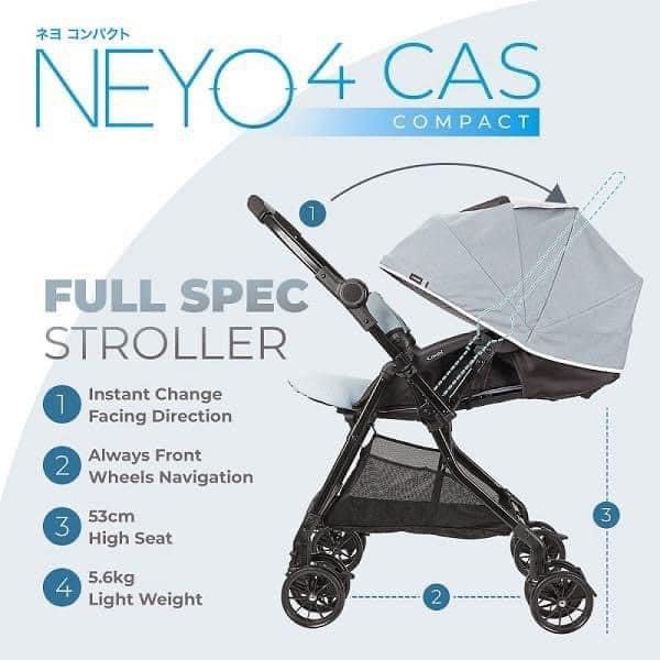 Combi Baby NEYO 4 CAS Compact Lightweight fold with reversible handle ...