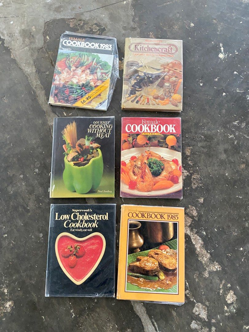 Cooking book 1980s combo all, Hobbies & Toys, Books & Magazines ...