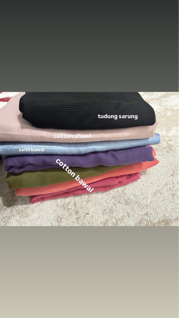 cotton bawal and shawl combo, Women's Fashion, Muslimah Fashion, Hijabs ...