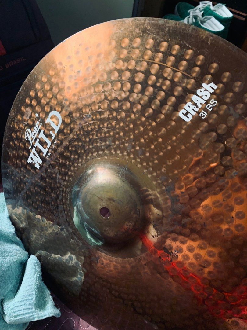 cymbal pearl wild crash 3 lbs made in japan, Hobbies & Toys, Music ...