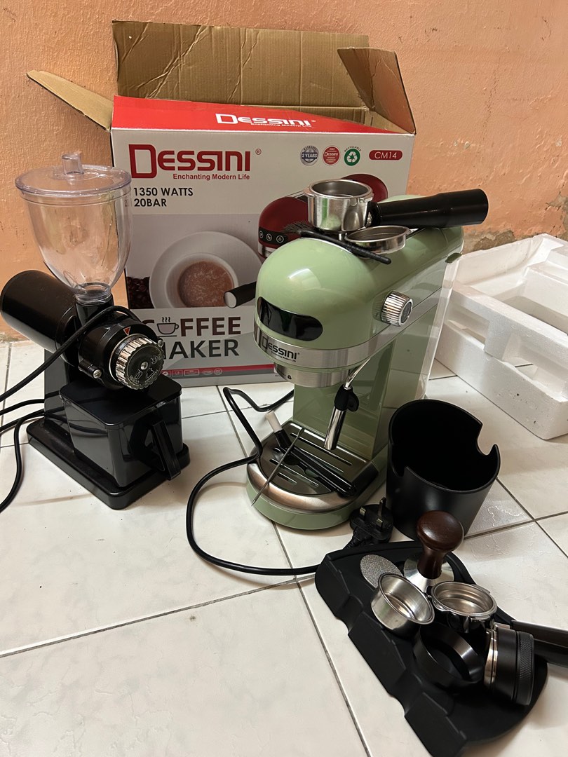 Dessini 20 bar coffee machine, TV & Home Appliances, Other Home ...