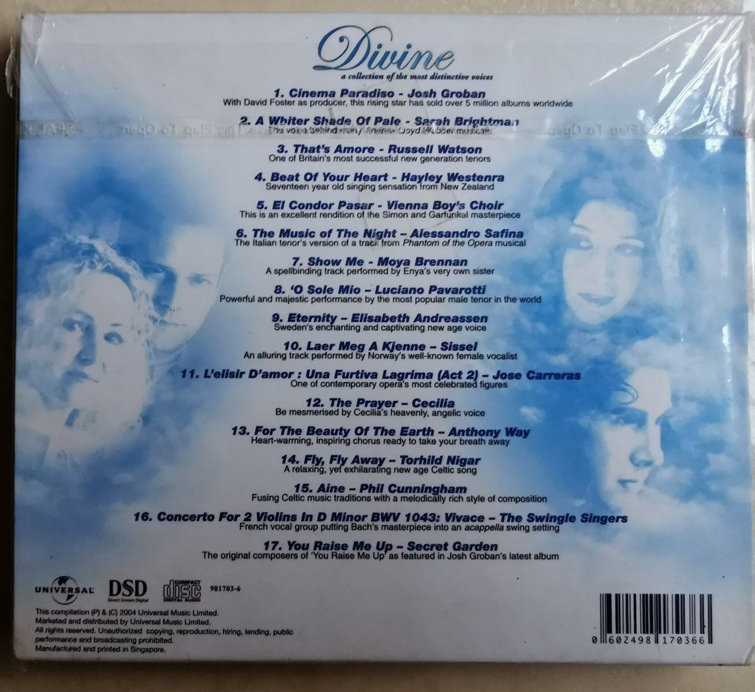 Divine A Collection Of The Most Distinctive Voices (Made In Singapore ...