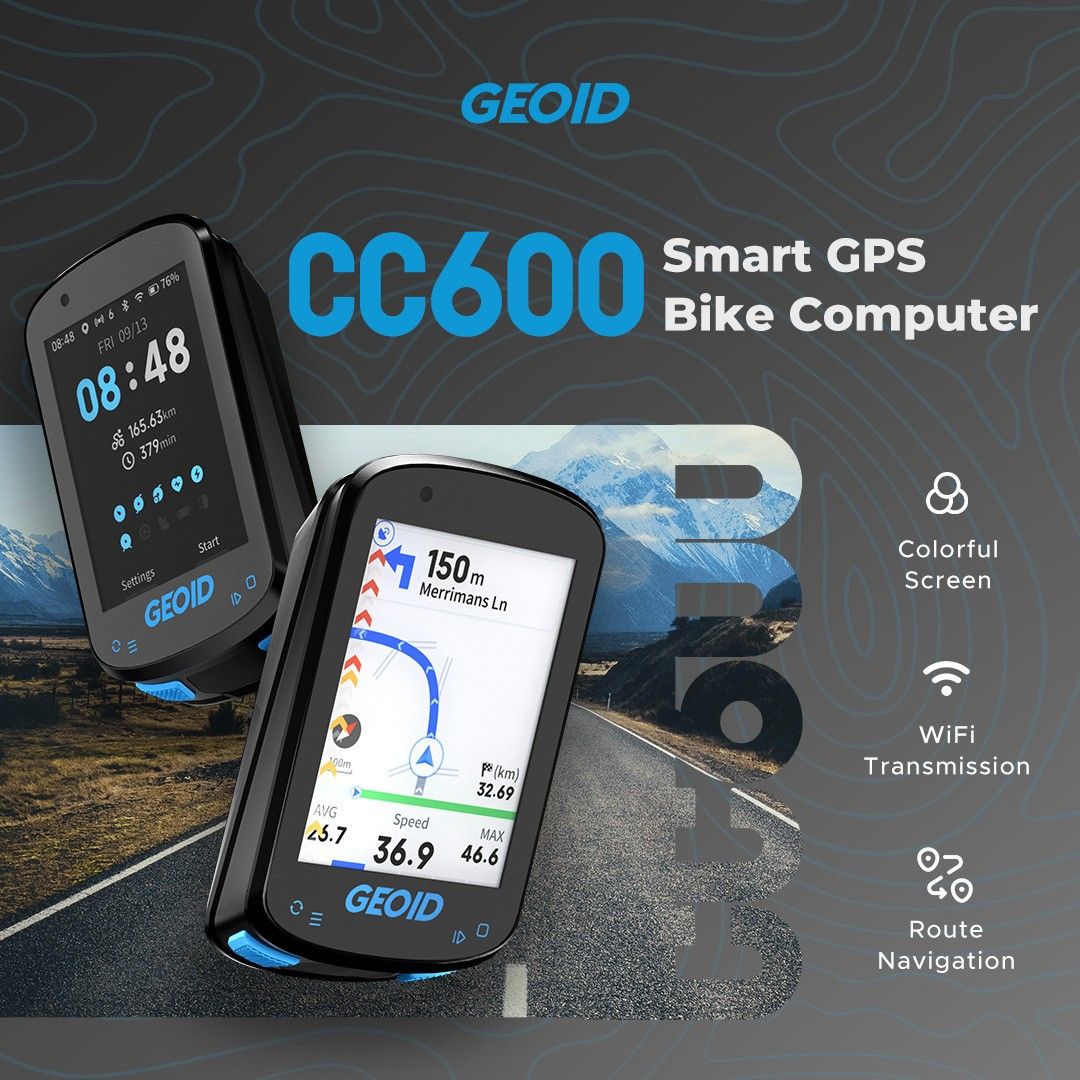 Geiod CC600 Smart GPS Bike Computer (English Version) , Free magene ...
